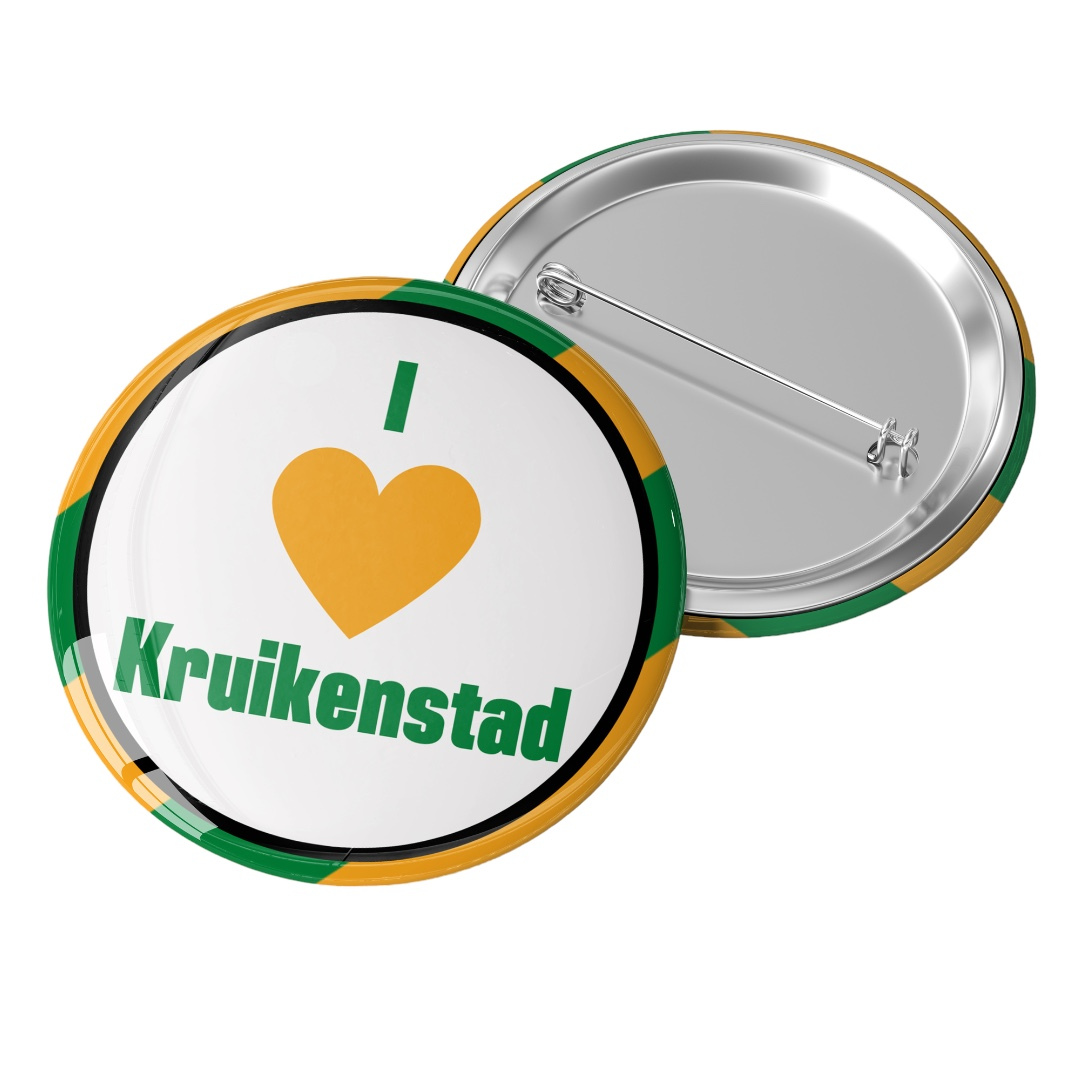 Carnaval button - I 🧡 KRUIKENSTAD – Brabantmemes